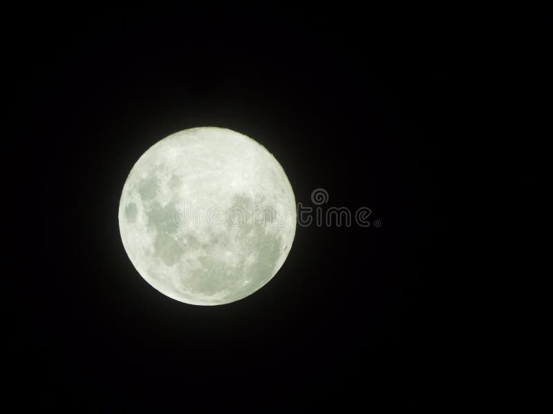 Photographing the Moon from a Distance Stock Image - Image of zoomed ...