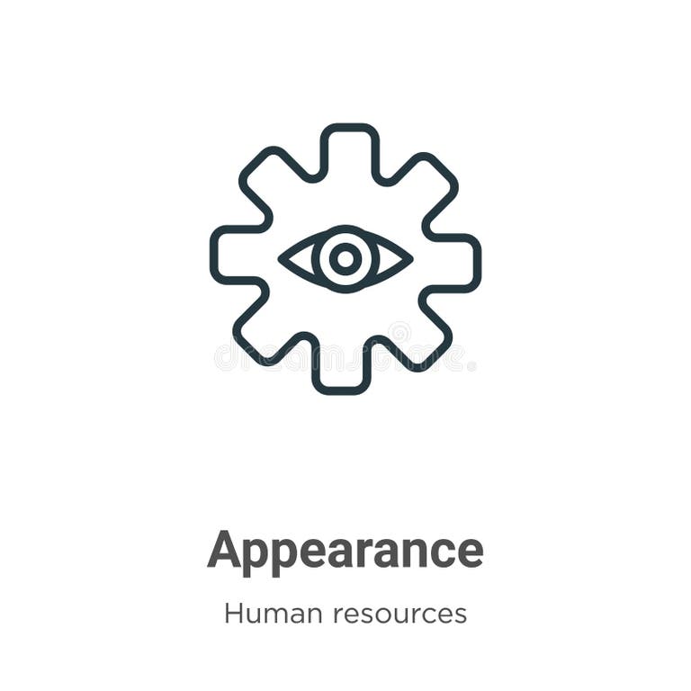 Appearance Icon Human Resources Stock Illustrations – 28 Appearance ...