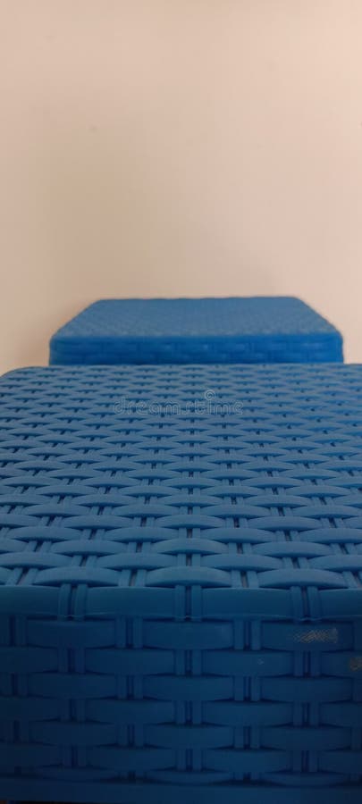 The Appearance of the Surface of the Box is Blue with a Texture ...