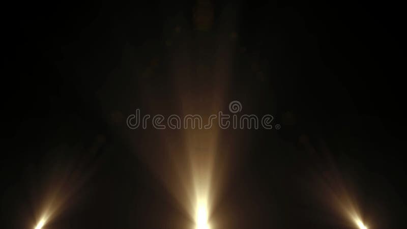 The Appearance of Three Searchlight Light Beams Stock Footage - Video ...
