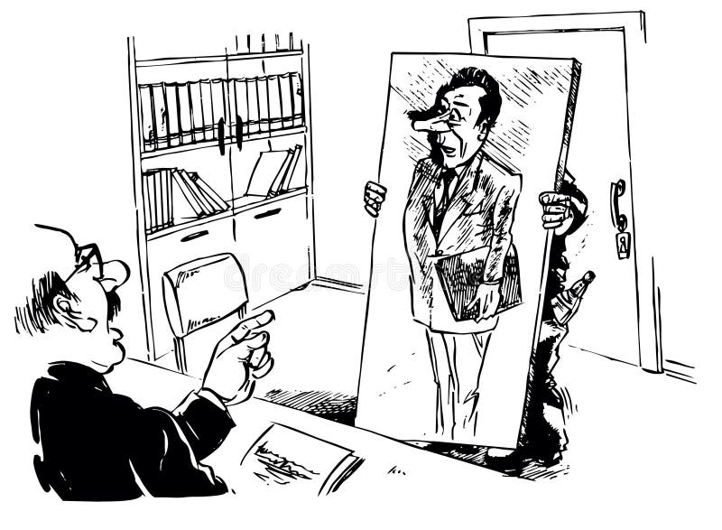 Appearances are deceptive stock illustration. Illustration of civil ...