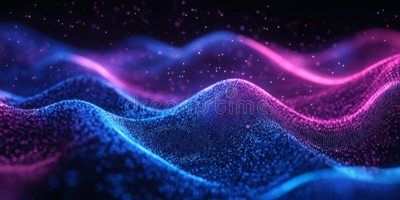 It Appears As Though a Wave of Particles is Moving through the Air ...