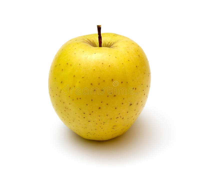 Gele appel stock afbeelding. Image of eten, verleiding - 2380439