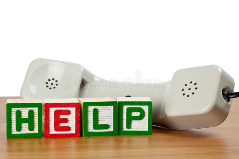 Appel pour l'aide image stock. Image du aide, pressant - 16377623