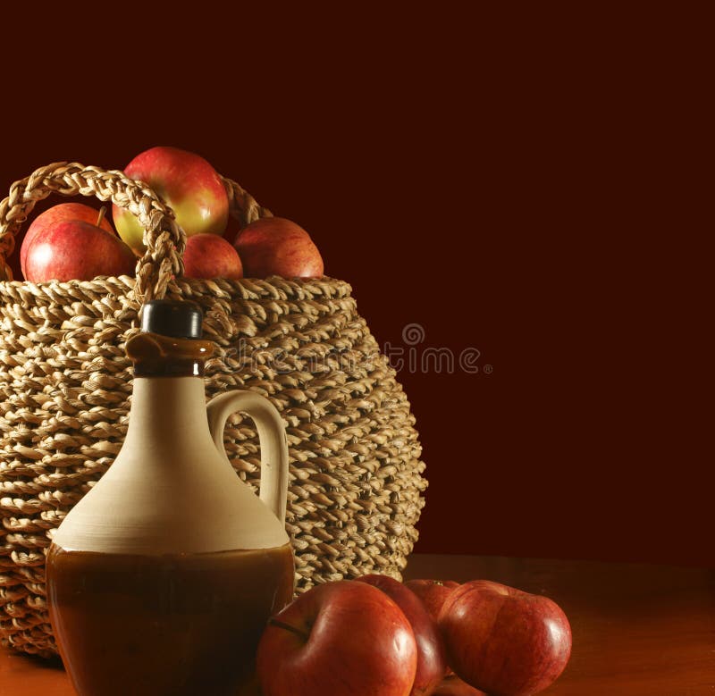 Appelen en cider stock afbeelding. Image of appelen, steen - 22052387