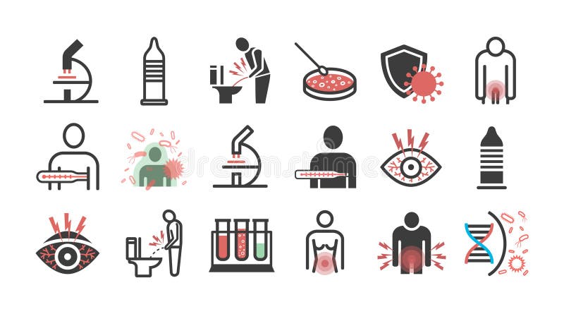 Appendicitis. Symptoms, Treatment. Line Icons Set. Vector Signs for Web ... Appendicitis. Symptoms, Treatment. Line Icons Set. Vector Signs for Web ...