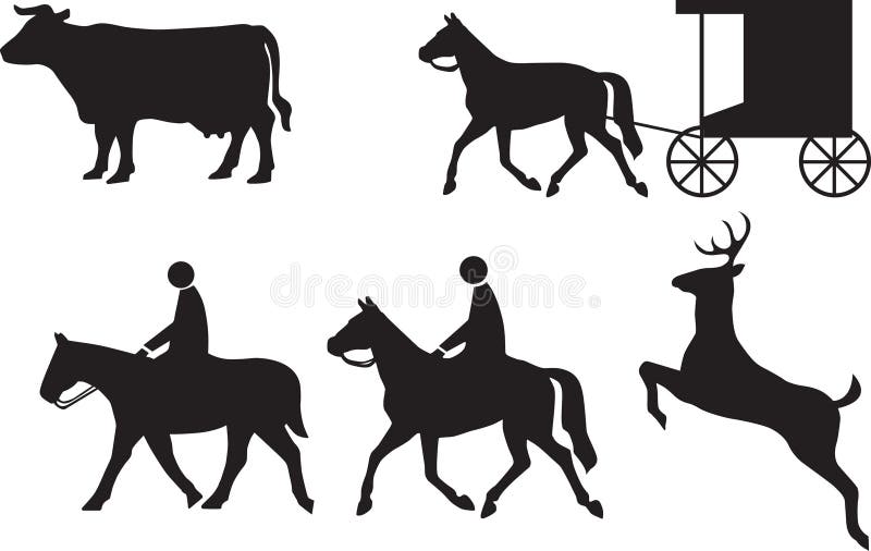 Vector thoroughbred horse stock vector. Illustration of design - 9876546