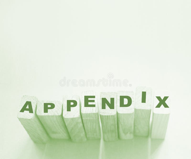 Appendix Word Written Word Assembled from Wooden Cubes Next To a ...