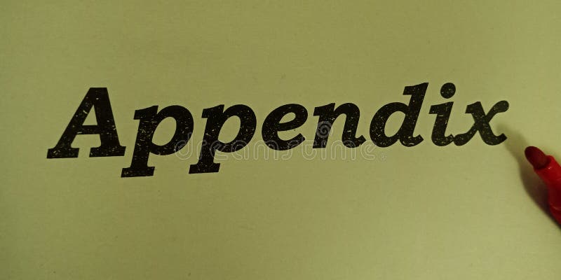 Appendix Words Stock Photos - Free & Royalty-Free Stock Photos from ...