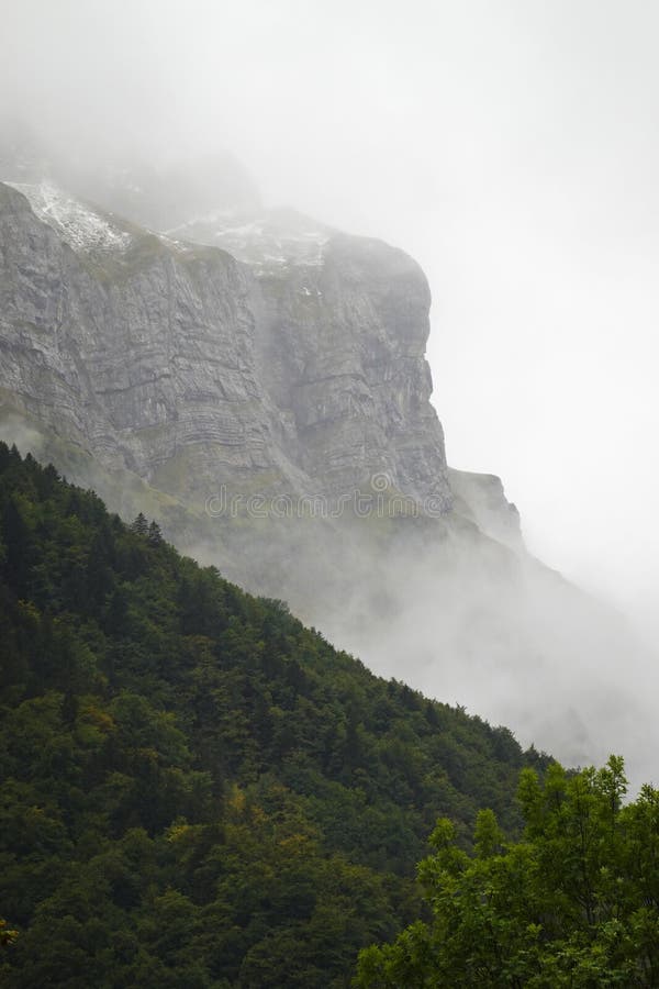 The Panorama of the Appenzell Alps, Switzerland Stock Photo - Image of ...