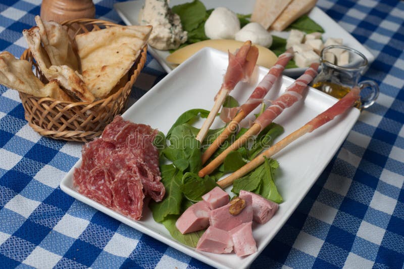 Appetizer of cold cuts stock photo. Image of dish, breakfast - 31882206