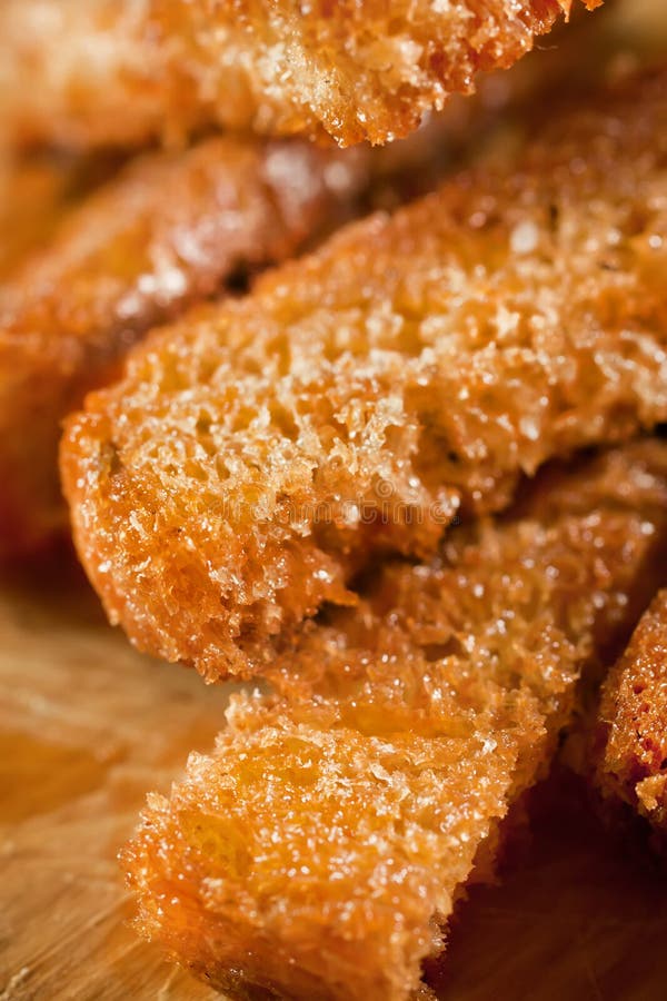 Appetizer with dry bread stock image. Image of brown - 24230325