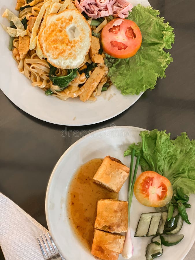 Appetizer and Main Course stock image. Image of appetizer - 218974809