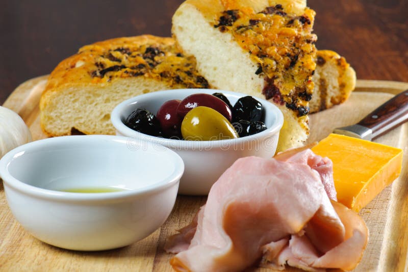 Appetizer Plate stock image. Image of bread, cheddar - 24783483