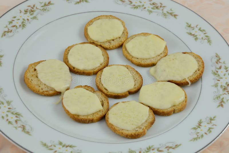 Appetizer Plate from Melba Toast, Stock Photo - Image of delicious ...