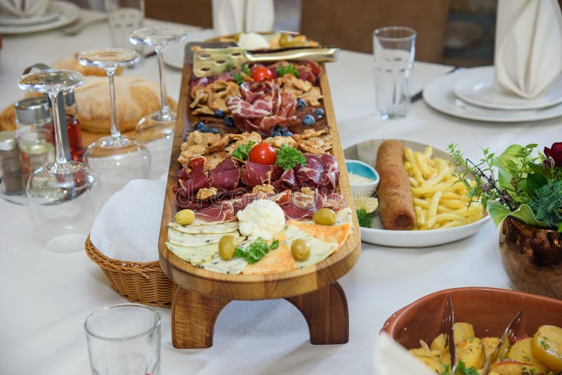 Appetizer on the Table - Party Stock Image - Image of breakfast, lunch ...