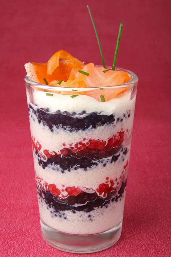 Appetizer, Verrine and Finger Food Stock Photo - Image of cream ...