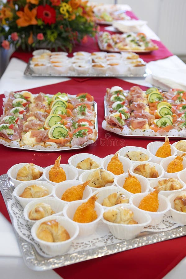 Appetizers - Appettithappen Stock Image - Image of silver, buffet: 472617