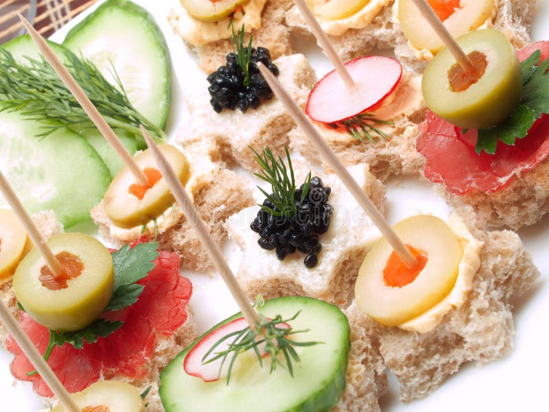 Appetizers stock image. Image of vibrant, objects, appetizer - 58541429