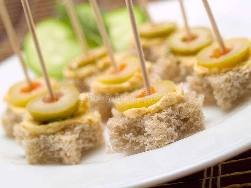 Appetizers stock image. Image of macro, green, healthy - 58594643