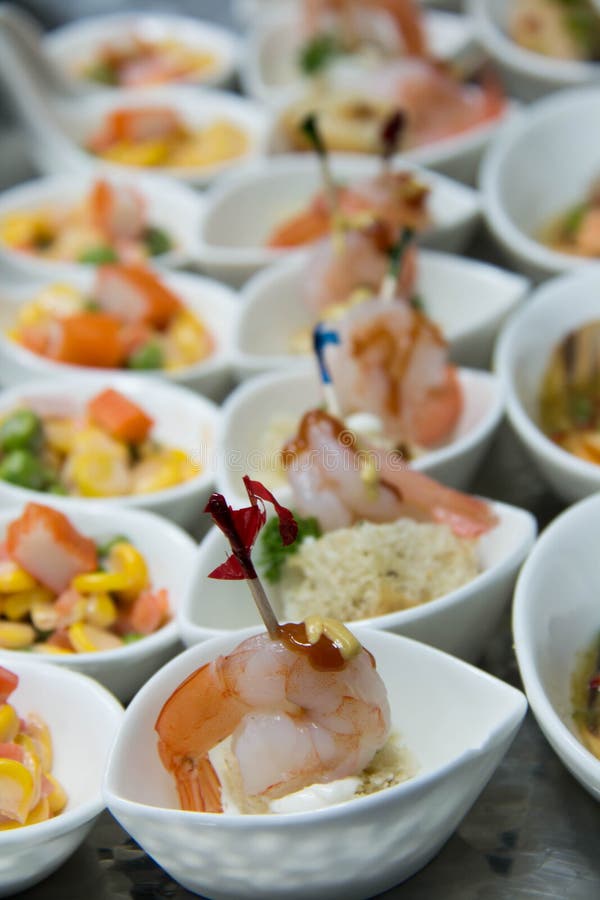 Appetizers Party Food for Event, Catering Stock Image - Image of ...