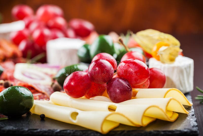 Appetizers platter stock image. Image of fresh, buffet - 55742109