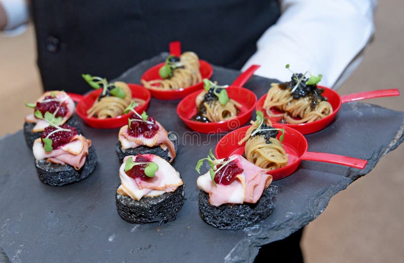 Appetizers stock photo. Image of dinner, cold, european - 90704010