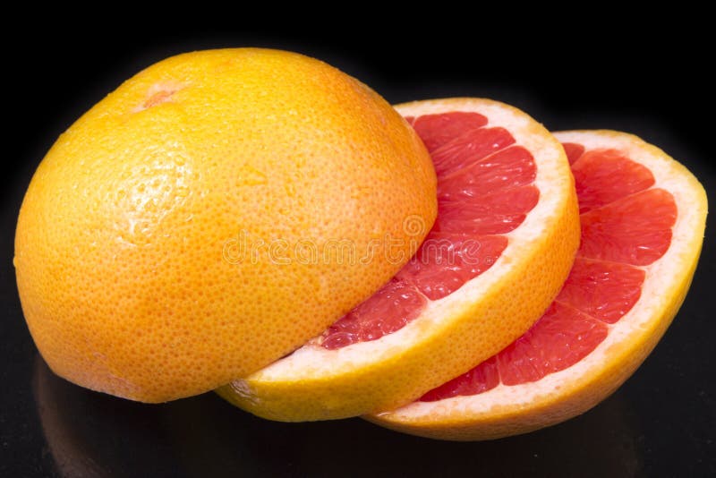 Appetizing Fresh Pieces of Grapefruit Stock Image - Image of pieces ...