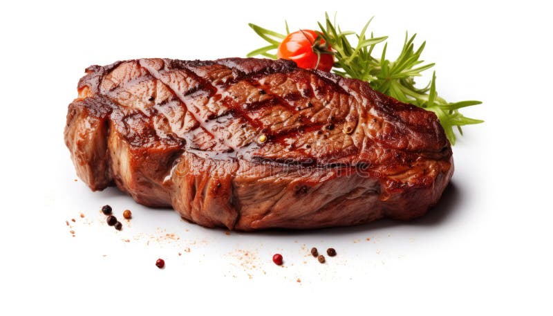 Appetizing Medium-Rare Steak - Generative AI Stock Illustration ...