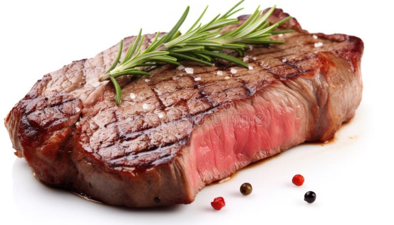 Appetizing Medium-Rare Steak - Generative AI Stock Illustration ...