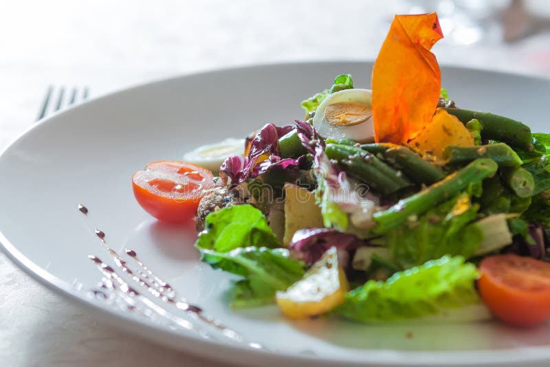 Appetizing salad stock photo. Image of eggs, kitchen - 37778508