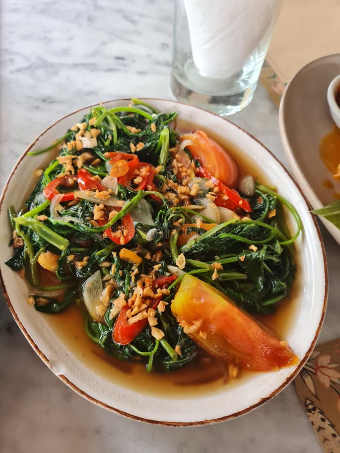 Simple but Healthy and Tasty Indonesian Food Stock Photo - Image of ...