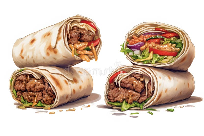 Shawarma Art Stock Illustrations – 840 Shawarma Art Stock Illustrations ...