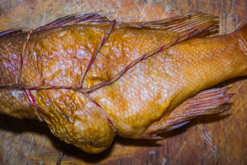 Smoked tasty perch stock image. Image of gourmet, traditional - 116513681