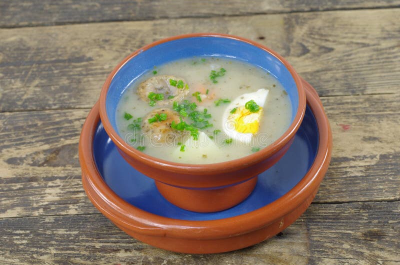 Appetizing sour soup stock image. Image of fresh, herb - 90796265