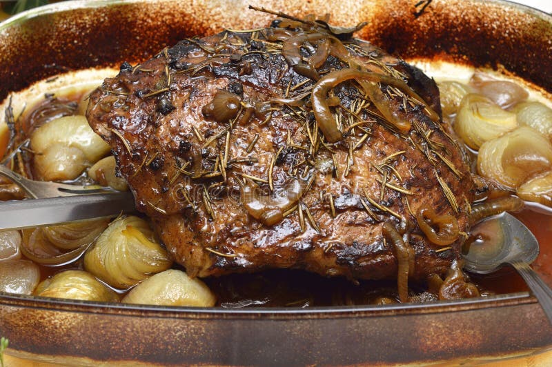 Appetizing and Tasty Roast Pig Stock Image - Image of juicy, pork: 46646261