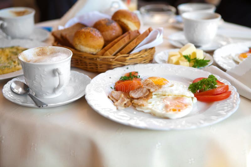 Appetizing yummy breakfast stock photo. Image of espresso - 32531932