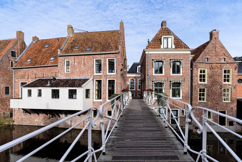 Appingedam stock image. Image of bridge, landmark, groningen - 260338791