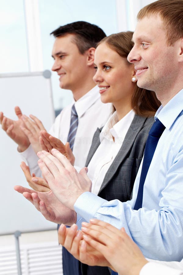 Applaus stockfoto. Bild von gestikulieren, anweisung - 13599678