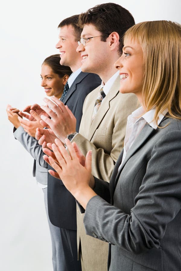 Business Presentation: Applause Stock Image - Image of lecture ...