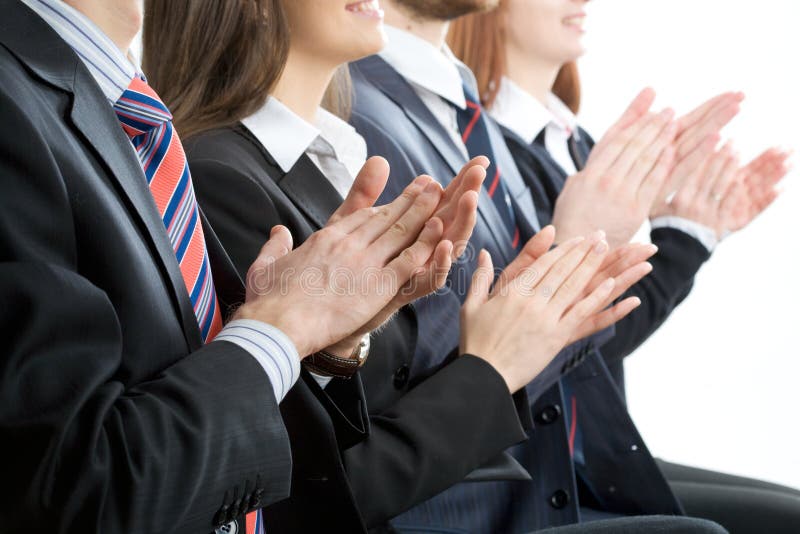 Applause stock photo. Image of people, clapping, employee - 8752618