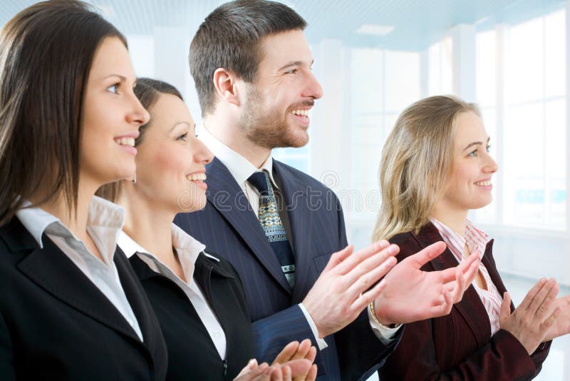 Applause stock photo. Image of people, clapping, employee - 8752618