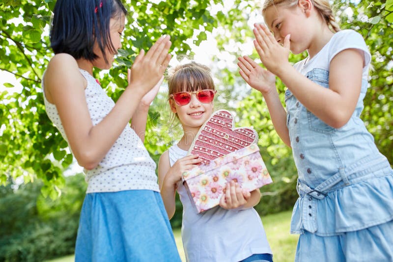 Applause for birthday girl stock photo. Image of children - 91126268