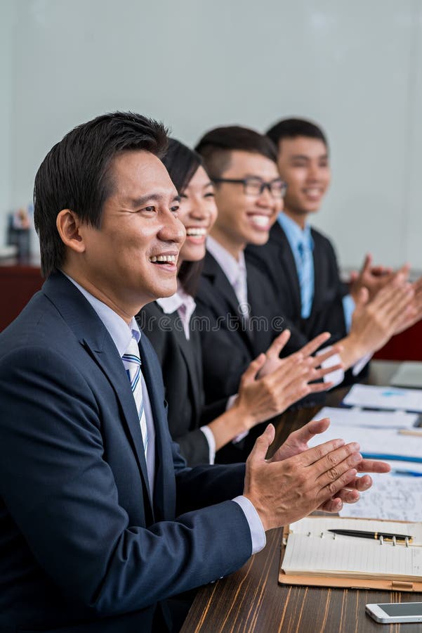 Applause stock image. Image of executive, applause, conference - 47611395