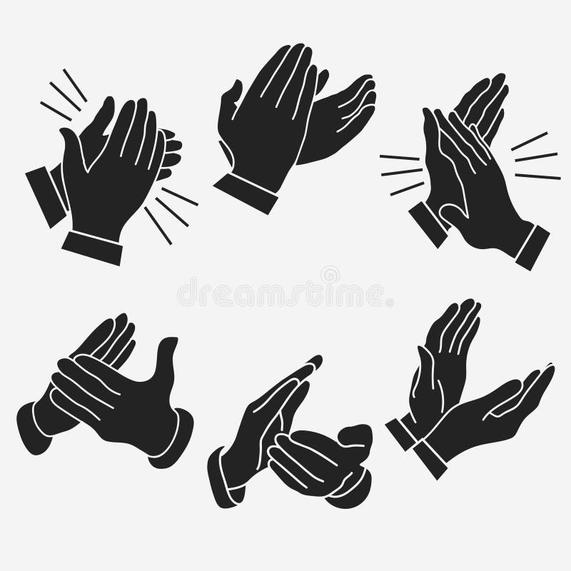 Applause, clapping hands stock vector. Illustration of expressing ...