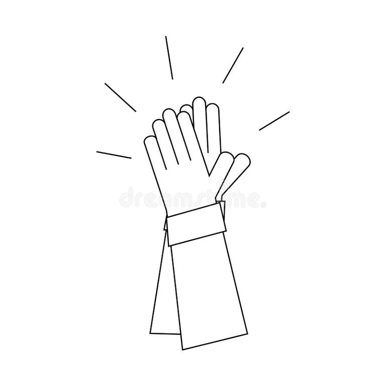Applause. Hands Clap. Vector Illustration, Stock Vector - Illustration ...