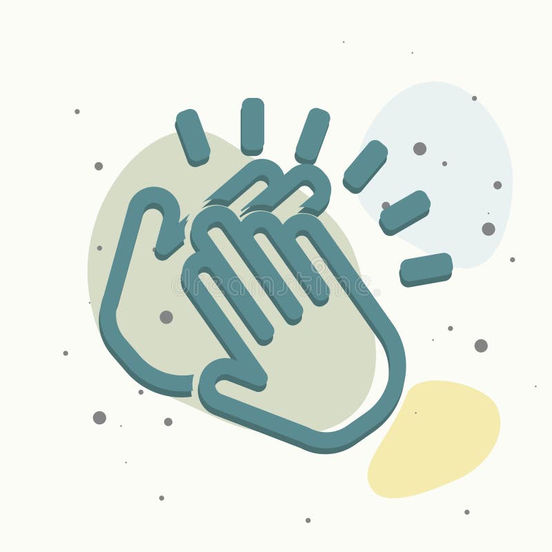 Applause Icon. a Symbol of Clapping Stock Vector - Illustration of ...