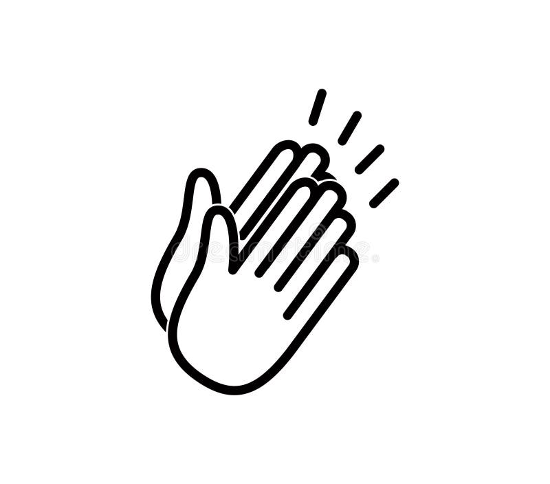 Applause Icon Vector Logo Design Template Stock Vector - Illustration ...