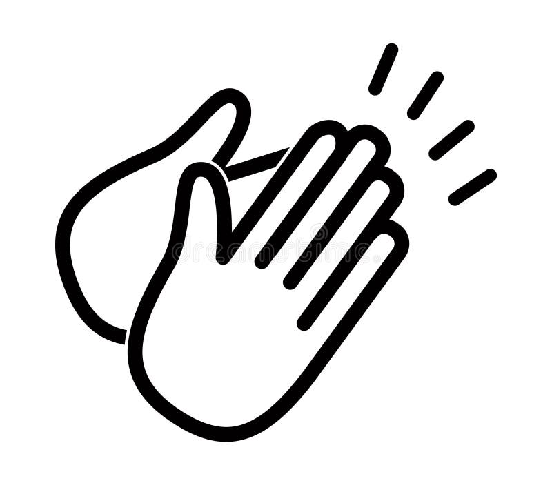 Applause Icon Vector Logo Design Template Stock Vector - Illustration ...