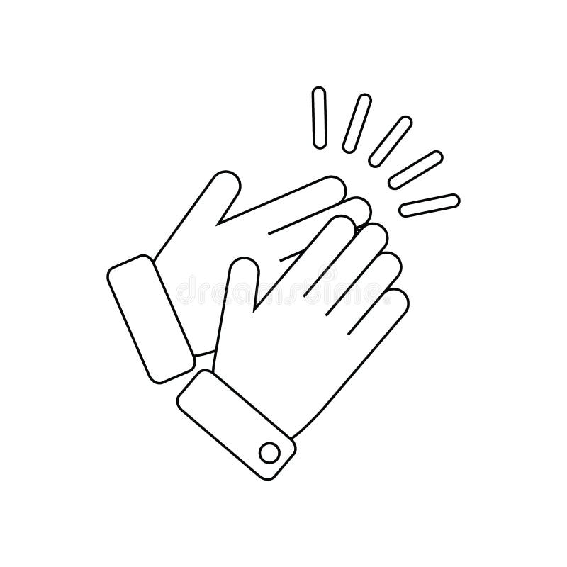 Applause Icon - Vector Symbol Stock Vector - Illustration of graphic ...